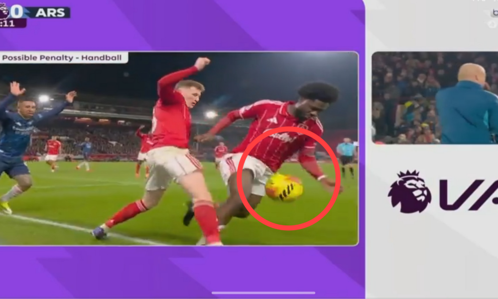 Mikel Arteta believes Arsenal denied ‘clear penalty’ for Ola Aina ...